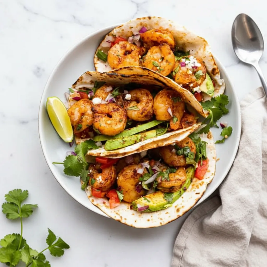 Simple Spicy Shrimp Tacos Easy Recipes Dinner