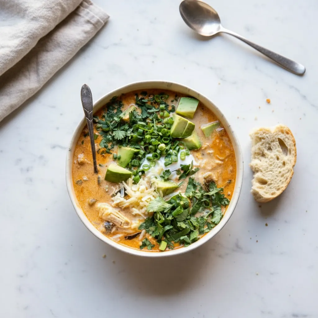 Delicious Creamy White Chili Chicken Recipe