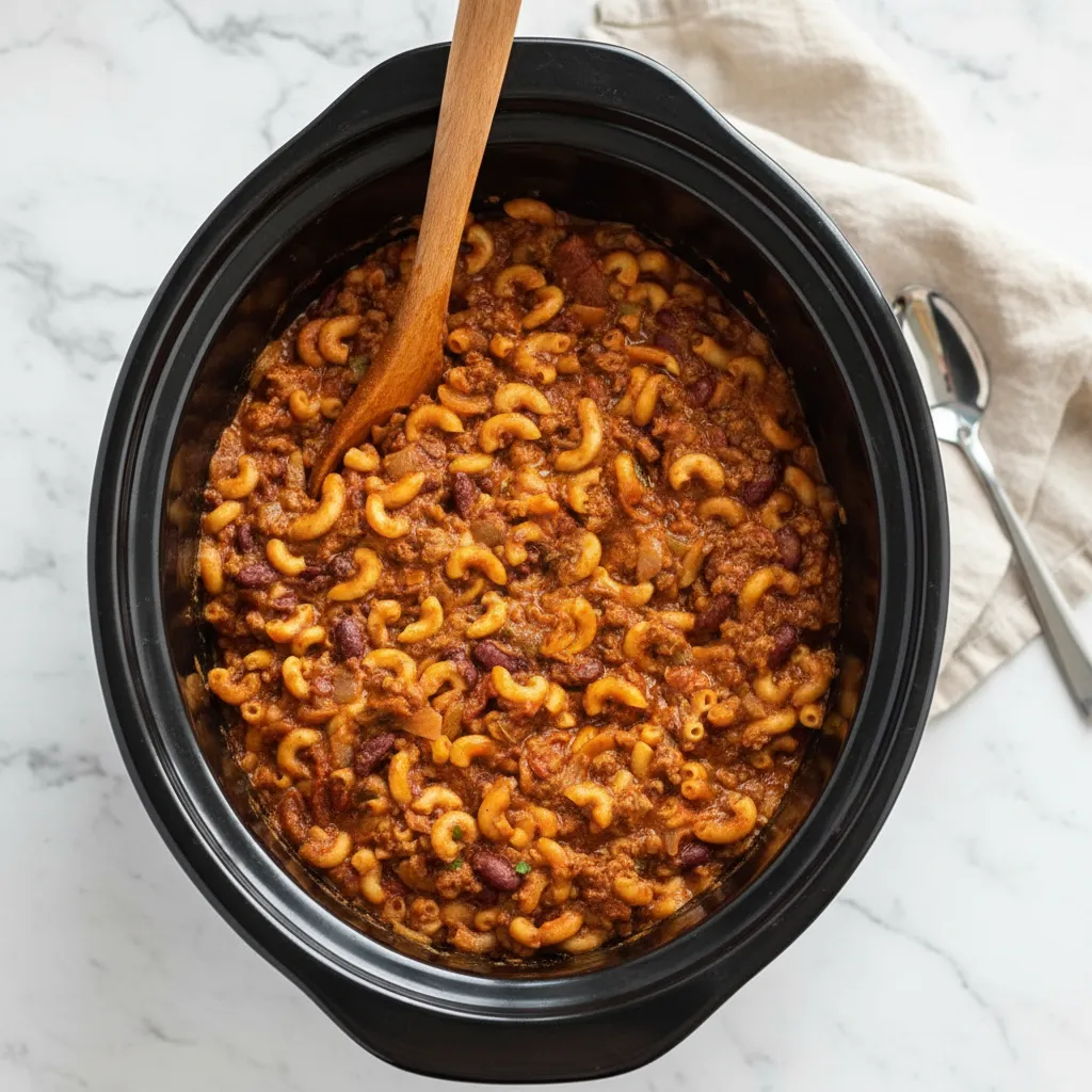Easy Crockpot Chili Mac Soup Recipes