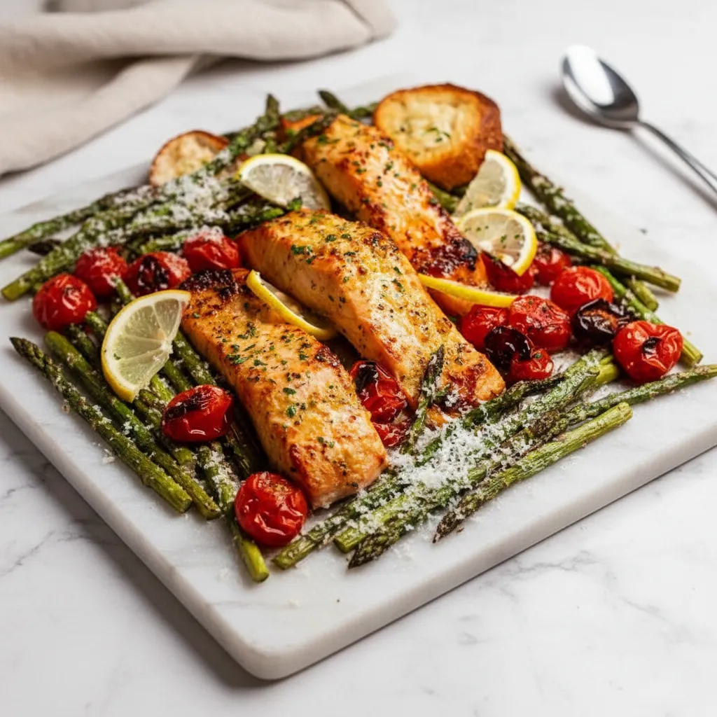 Healthy Baked Salmon Veggies Easy Dinner Recipes For Family