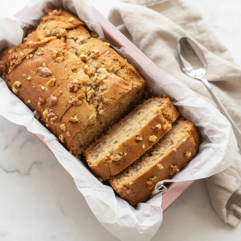 Healthy Easy Banana Bread Recipe 3 Ingredients Quick