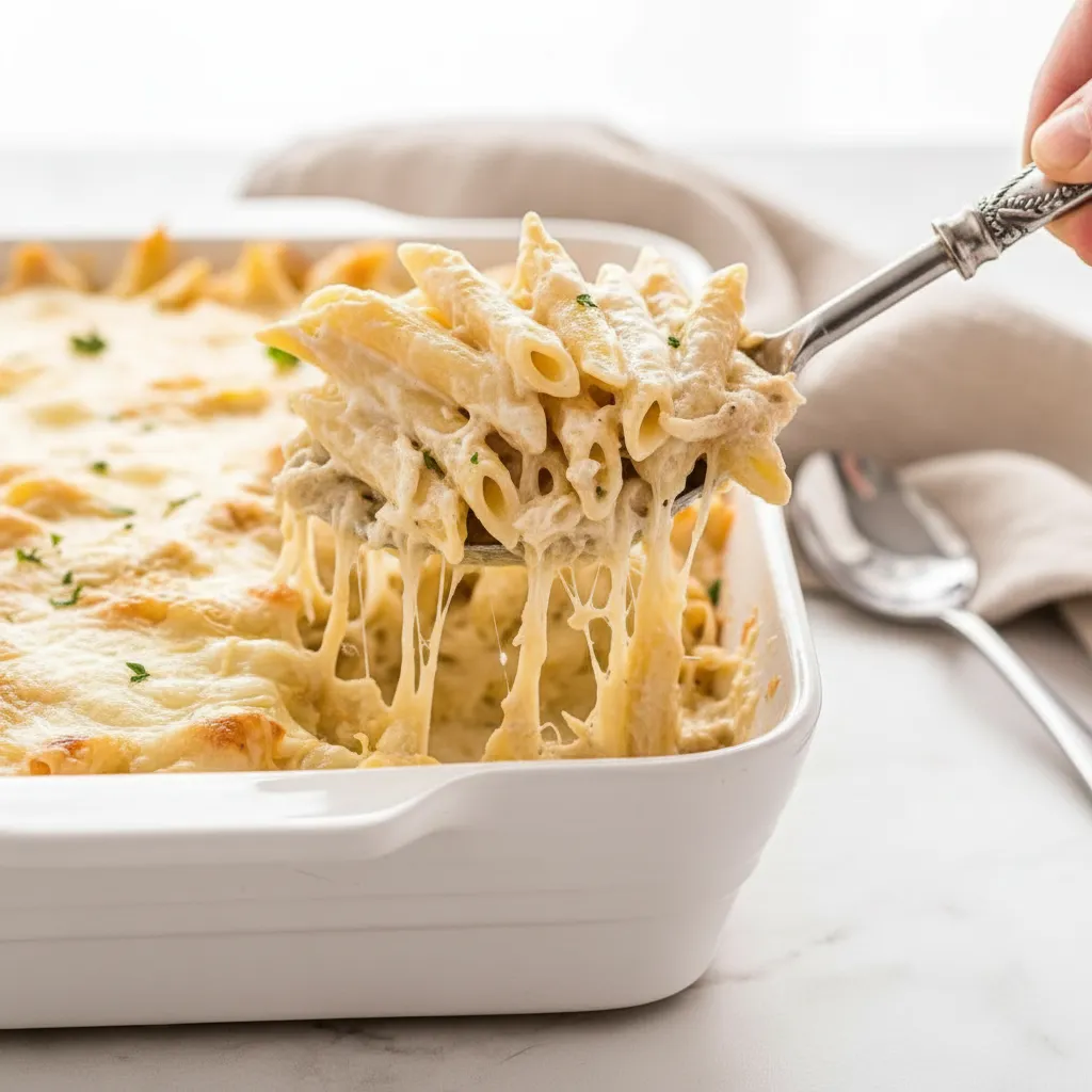 Perfect Chicken Alfredo Puff Pastry