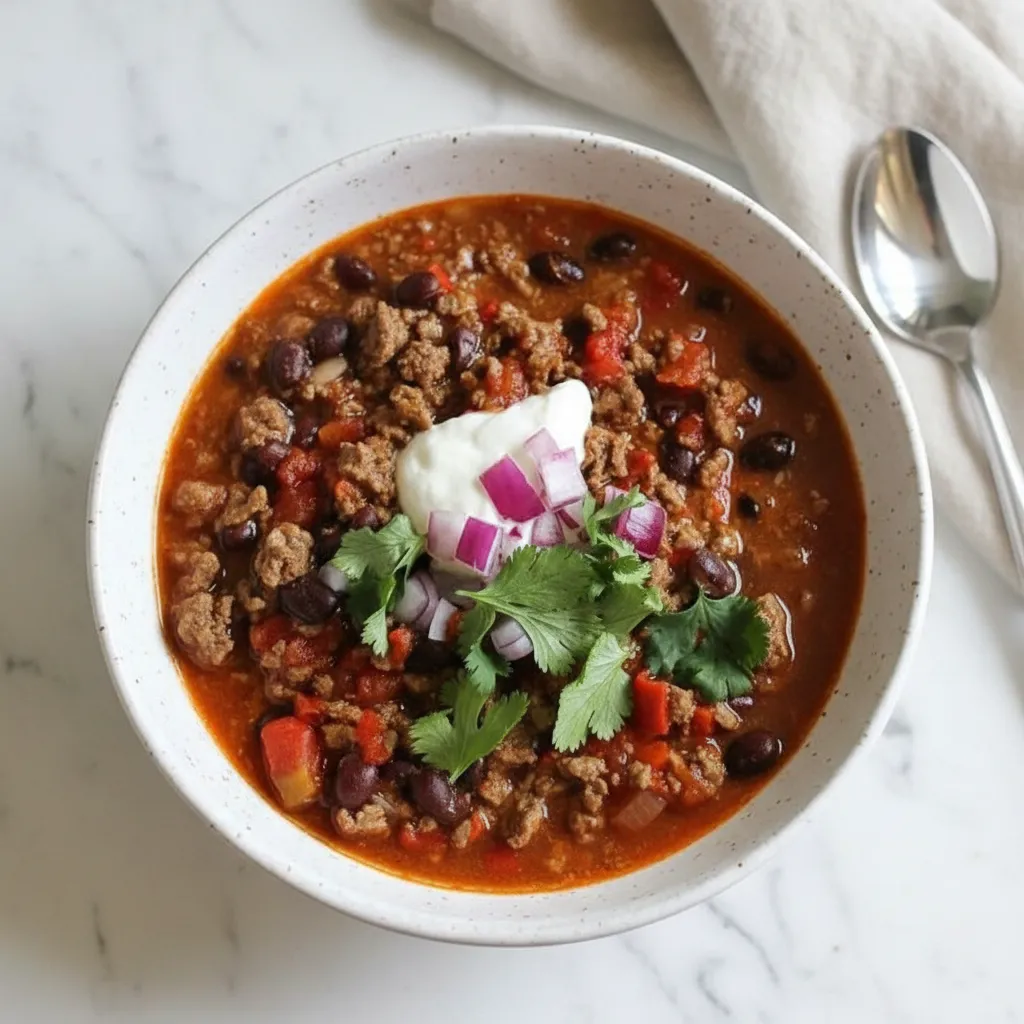 Quick Beef Bean Chili Dinner Recipes Healthy