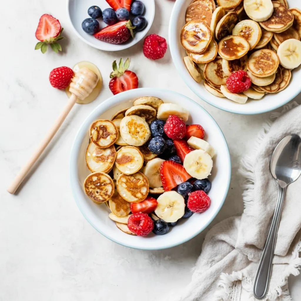Simple Mini Pancakes Cereal